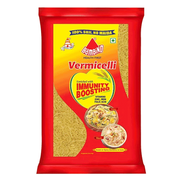 Buy Bambino 400gm Vermicelli –Perfect For Soups, Snacks & More