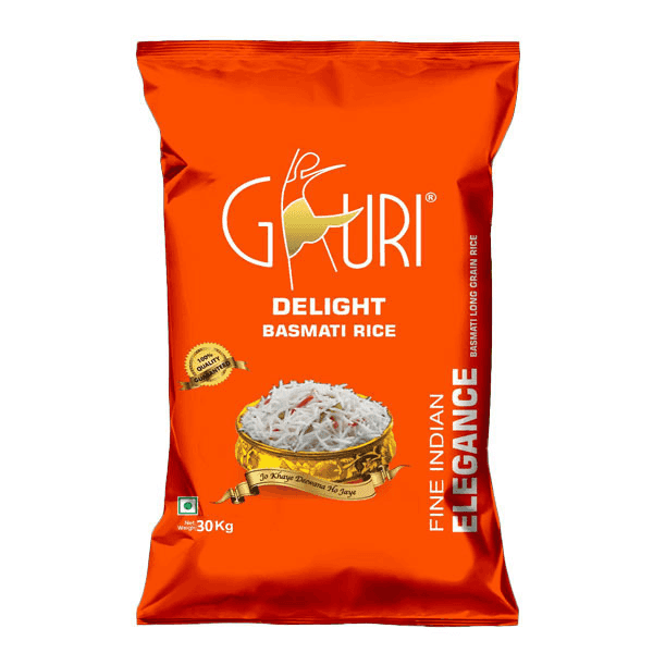 Gauri Delight Basmati Rice 30 Kg - Premium Quality