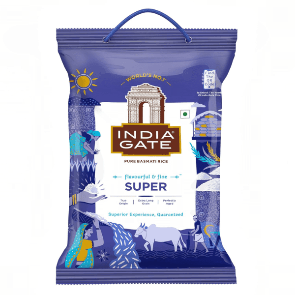 India Gate Super Basmati Rice 5kg–Premium Quality