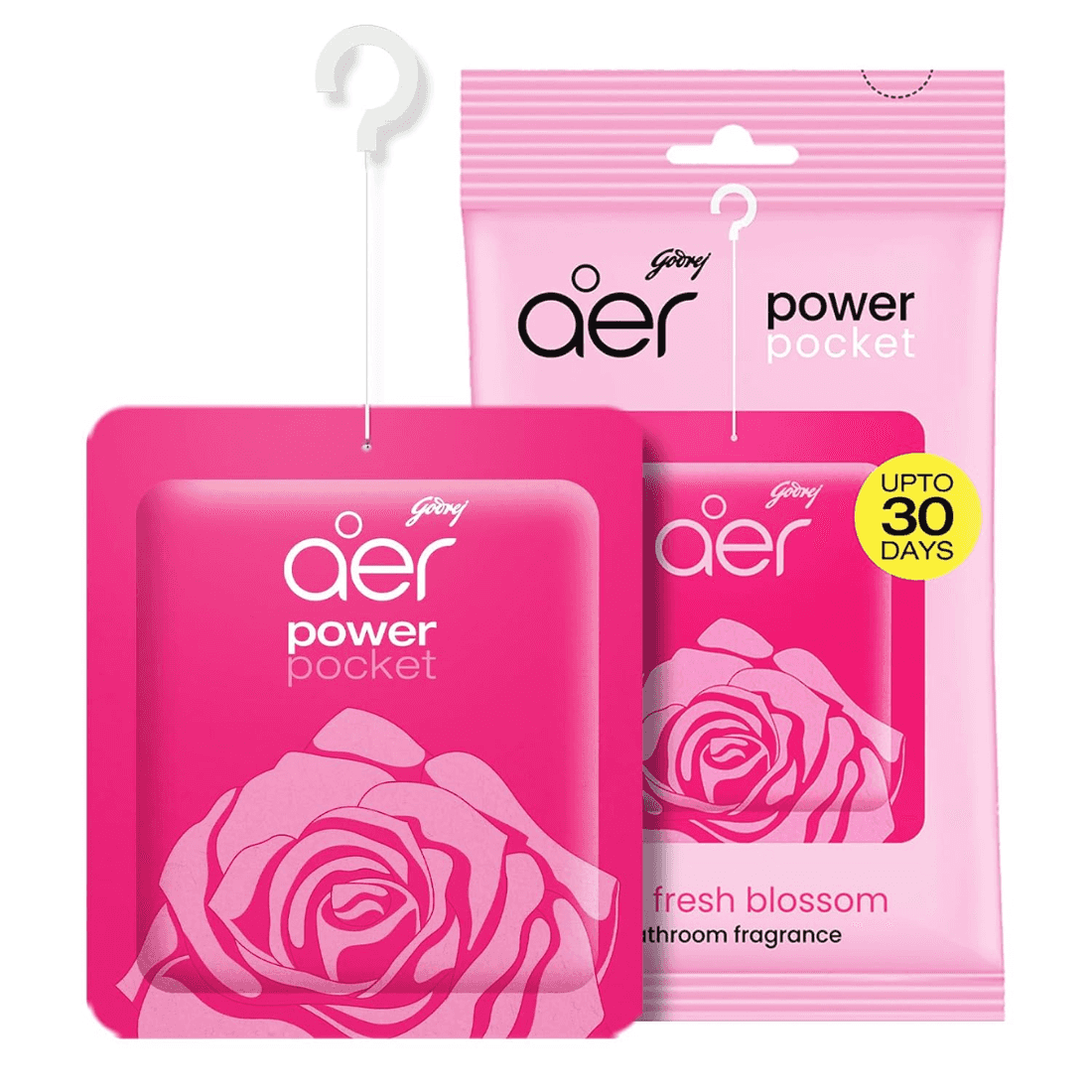 Buy Online Godrej Aer Power Pocket Rose Fresh Blossom 10g