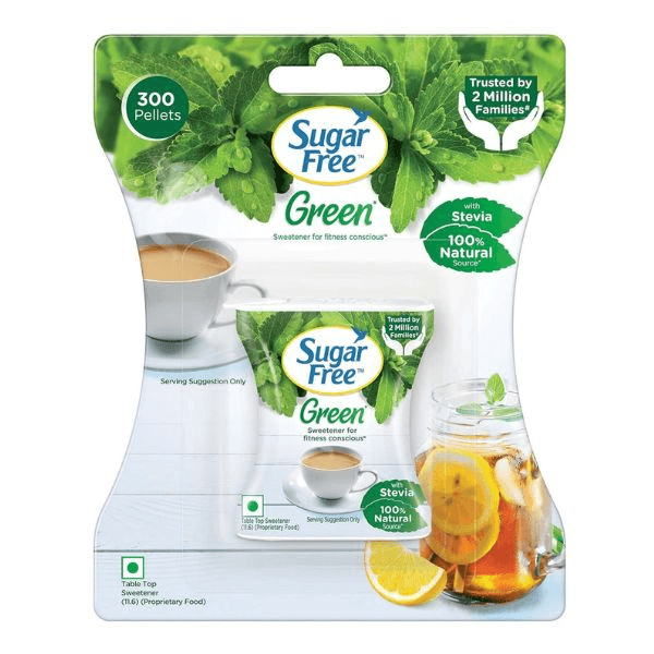 Sugar Free Green Sweetener With Stevia - Healthy Choice