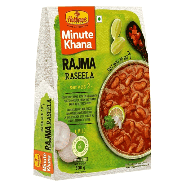 Buy Good Haldiram'S Minute Khana Kashmiri Rajma Raseela 300 Gm–Tasty ...
