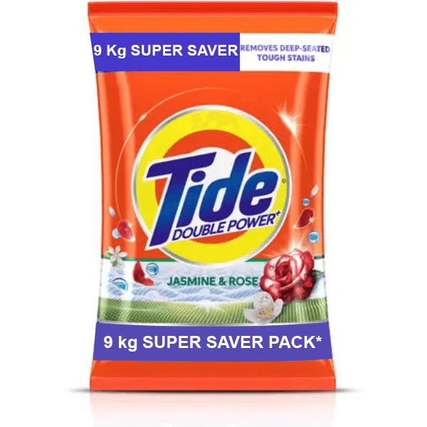 Tide Jasmine & Rose Detergent Powder 9 Kg - Shop Low Price