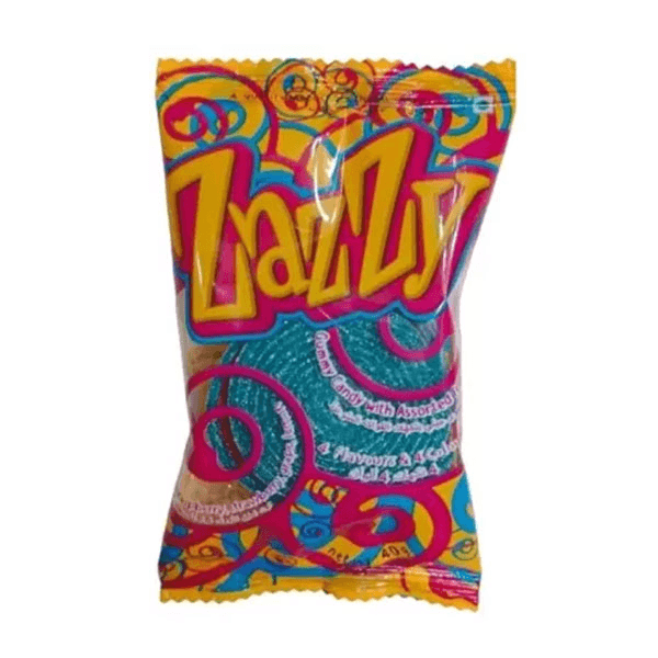 Best Quality Zazzy Gummy Candy-Assorted Fruit Flavour 40 Gm