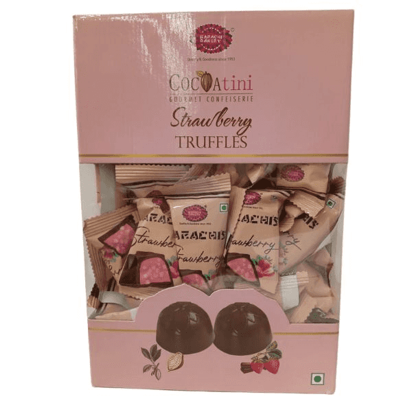 Karachi Bakery Cocoatini Strawberry Truffles | 50 Pcs Treat