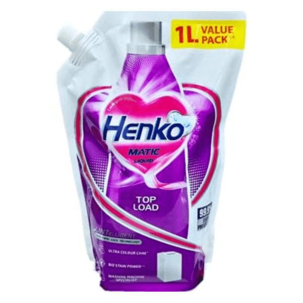 Henko Matic Top Load Liquid Detergent 1 Ltr | Aap Ka Bazar