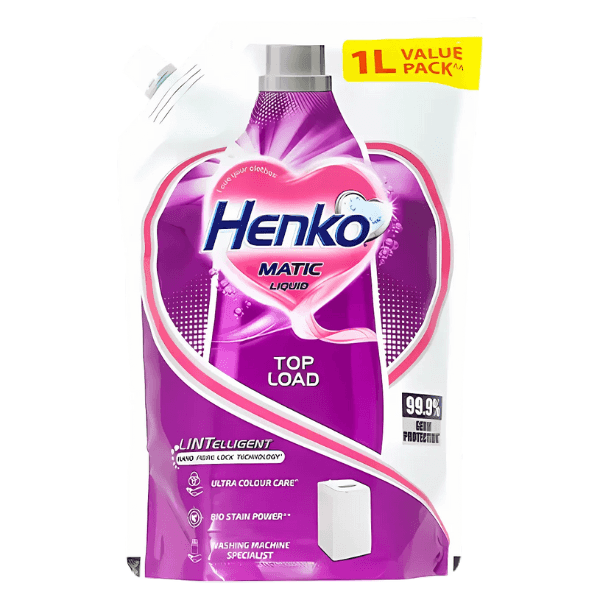 Order Henko Matic Top Load Liquid Detergent 1L–Powerful Clean