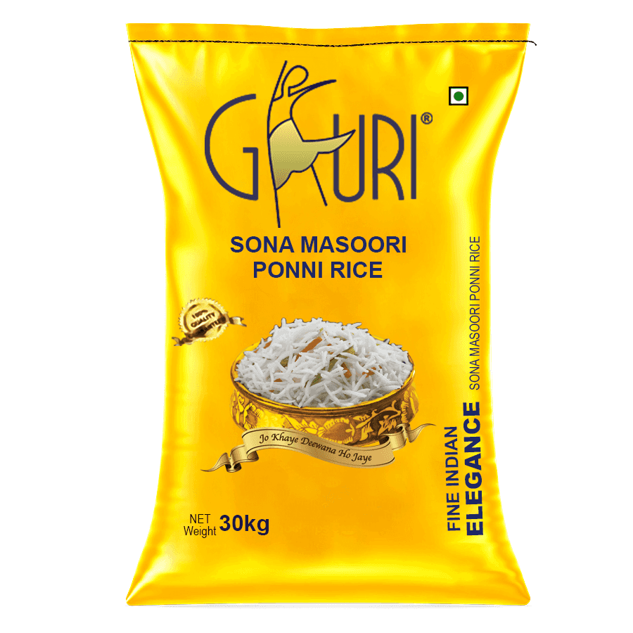 Gauri Sona Masoori Ponni Rice 30 Kg