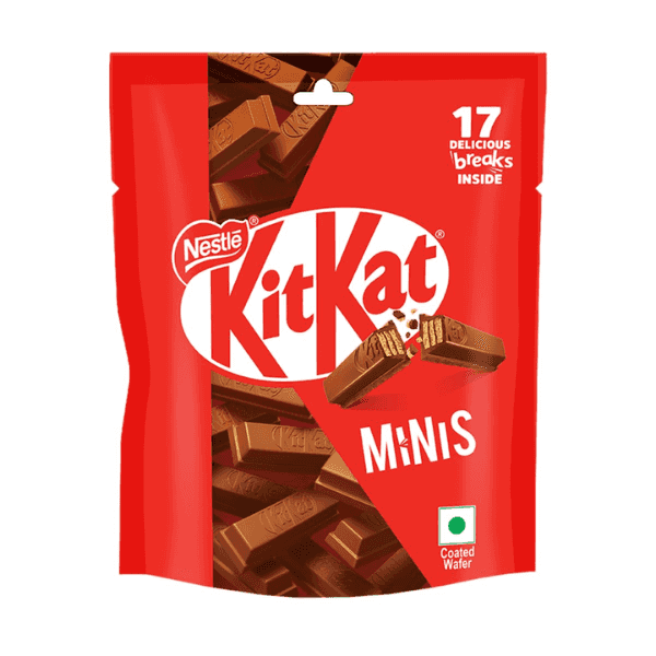 Nestle KitKat Minis Coated Wafer - Delicious Snack | 17 Units