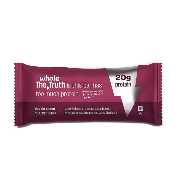 The Whole Truth Double Cocoa Protein Bar | Healthy Snack