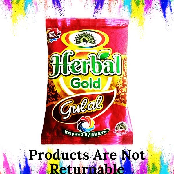 Herbal Gold Pink Gulal 100 Gm