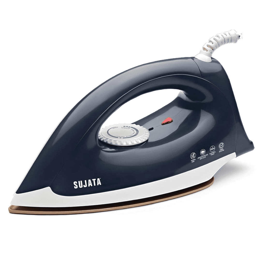 Sujata Smooth Slide Dry Iron 1100W | Effortless Ironing