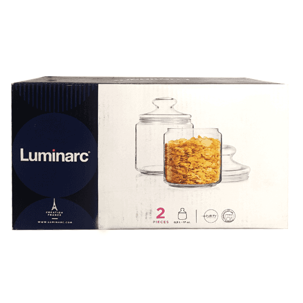 Luminarc Pot Club 0.5 Ltr*2 Unit 1 Set