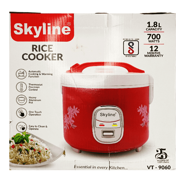 Skyline Rice Cooker 1.8 Ltr 700 Watts 1 Unit