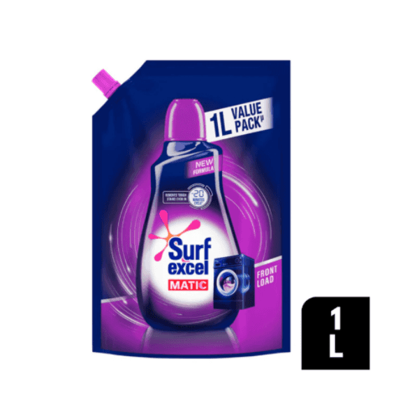 Surf Excel Matic Front Load Liquid Detergent - 1L Pouch