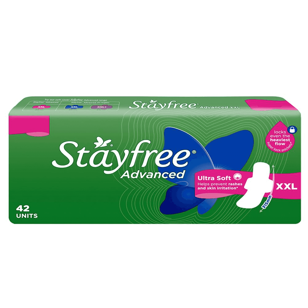 Stayfree Advanced Ultra Soft XXL - Comfort & Protection