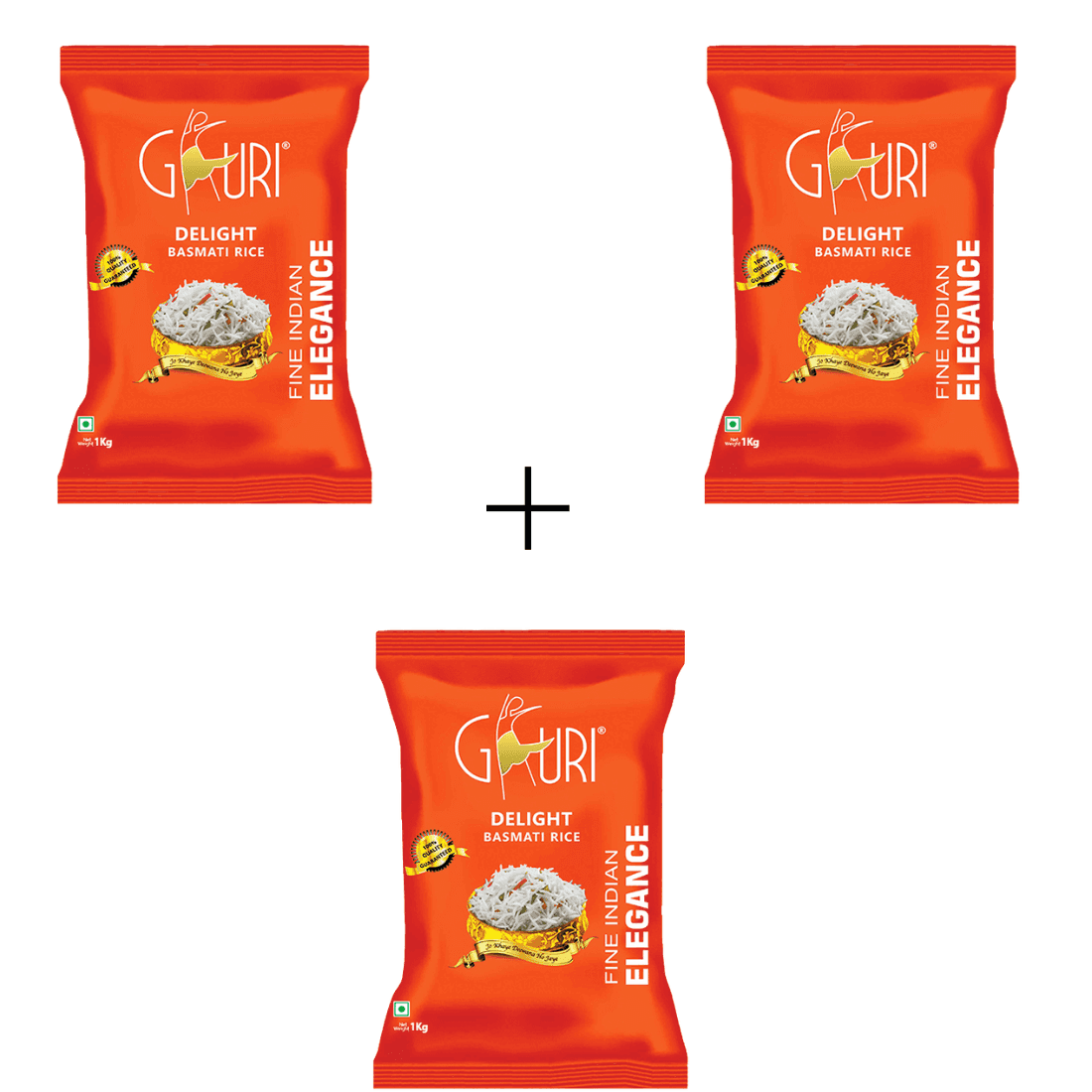 Gauri Delight Basmati Rice - Premium Quality Combo Pack