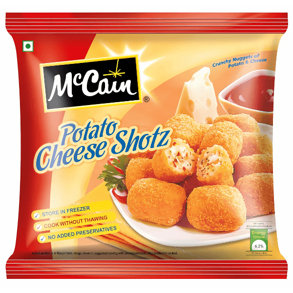 McCain Potato Cheese Shotz 400 Gm - Delicious Snack