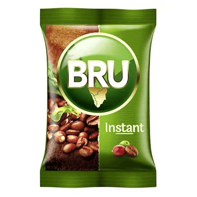 Bru Instant Coffee Pouch 50g –Rich Aroma & Instant Coffee Fix