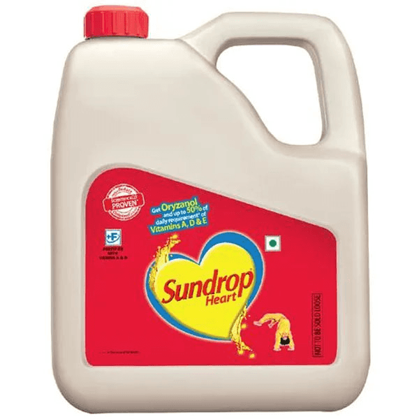 Sundrop Heart Oil 5 Ltr - Purchase Online Home Delivery