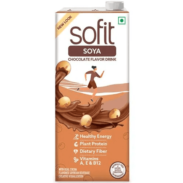Sofit Soya Chocolate Drink - Nutritious & Delicious | 1 Ltr