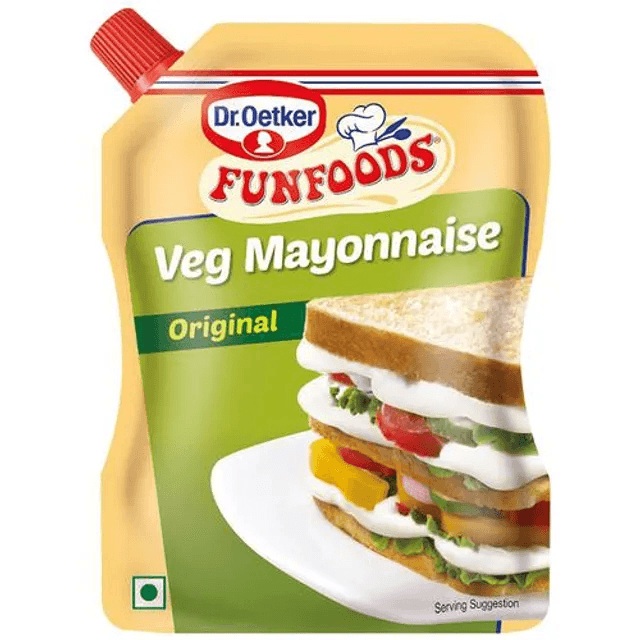 FunFoods Veg Mayonnaise Original 800 Gm | Creamy Taste