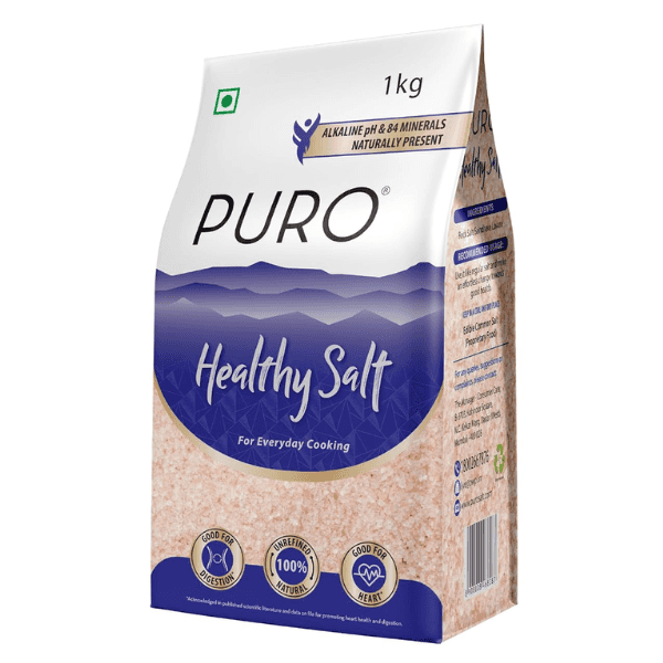 Puro Healthy Salt 1 Kg - Natural And Wholesome Mineral