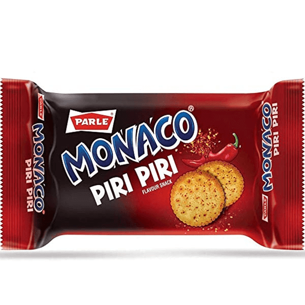 Parle Monaco Piri Piri Flavour Biscuit 100gm - Spicy & Crunchy