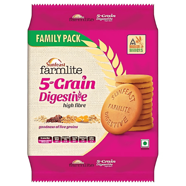 Sunfeast Farmlite 5-Grain Digestive Biscuits - Order Online
