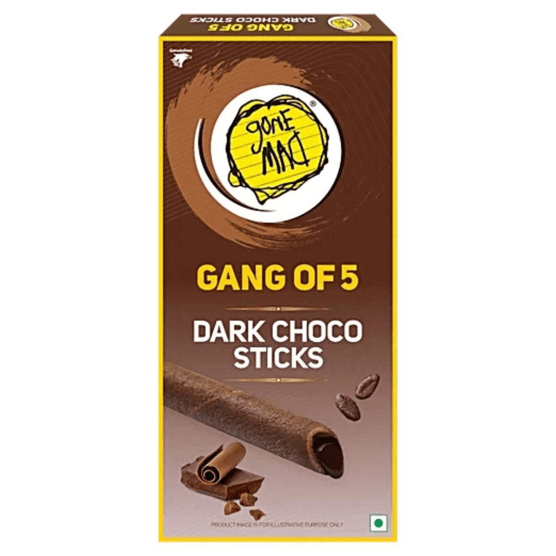 Gone Mad Dark Choco Sticks 62.5g – Gang Of 5 Cocoa Delights