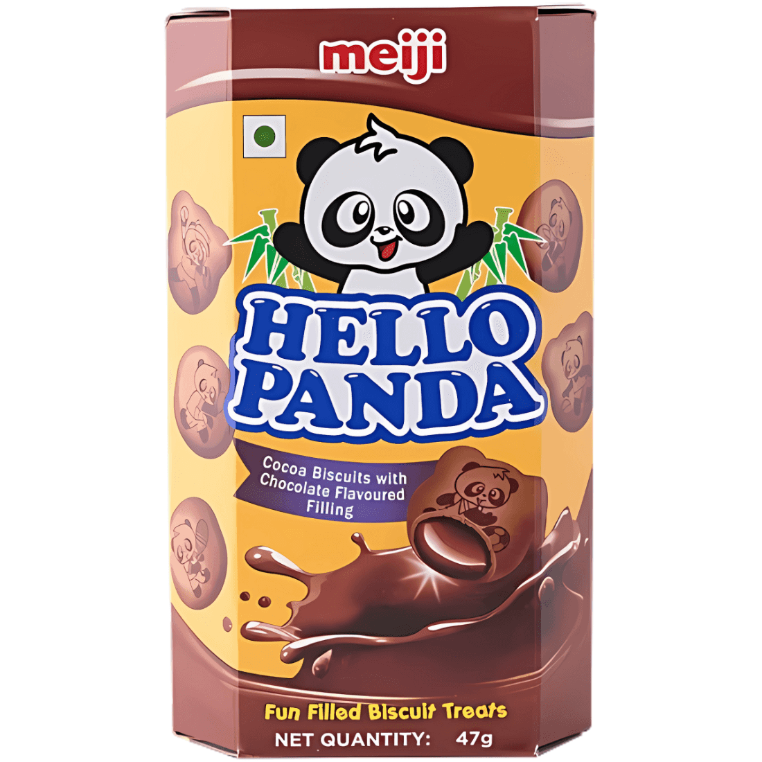 Meiji Hello Panda Cocoa Chocolate Cream Biscuits | Delicious Treat