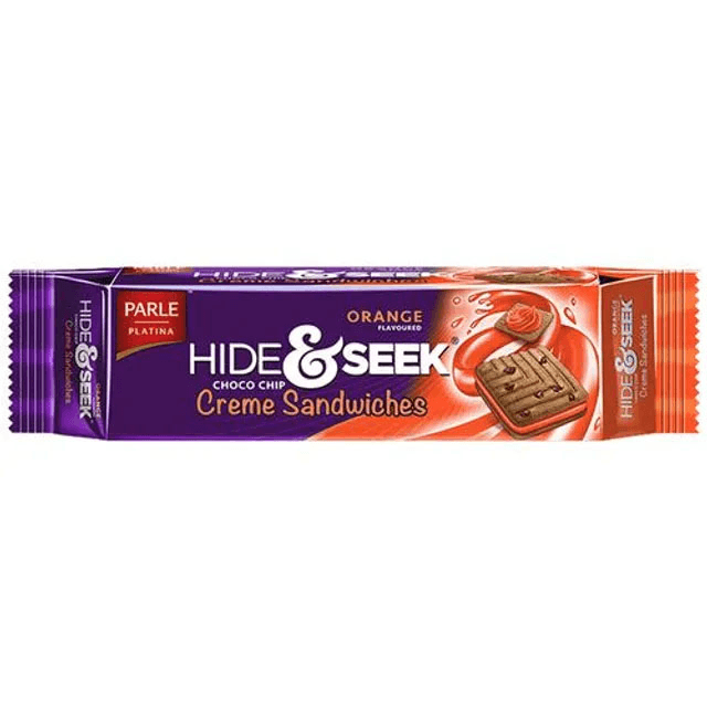 Parle Hide & Seek Orange Choco Chip Creme Sandwiches - Buy