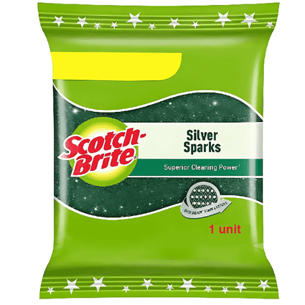 Scotch-Brite Silver Sparks Scrub Pad - Purchase Low Price
