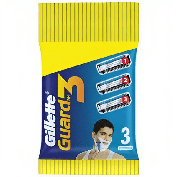 Gillette Guard3 Cartridges - Smooth Shave Guaranteed