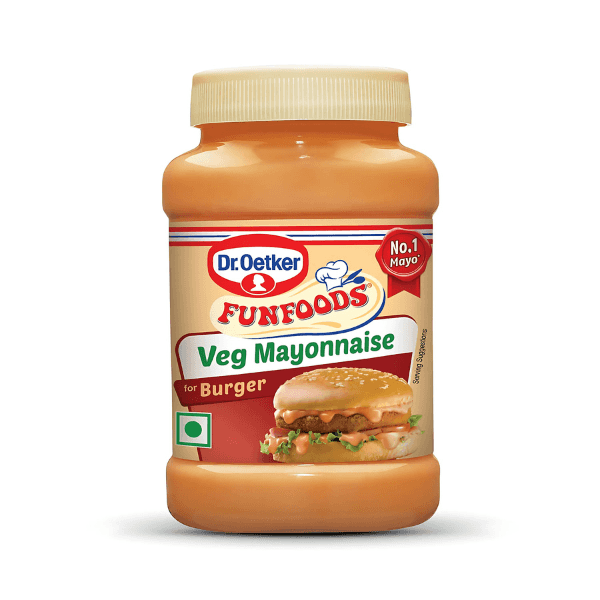 FunFoods Veg Mayonnaise Burger 250 Gm | Delicious & Creamy