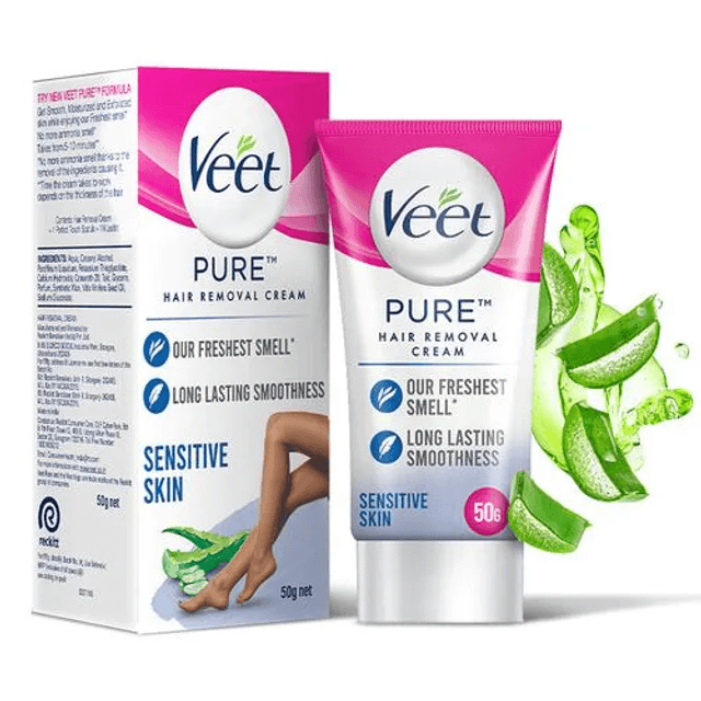 Veet Pure Sensitive Skin Hair Removal Cream 50 Gm - Low Rate
