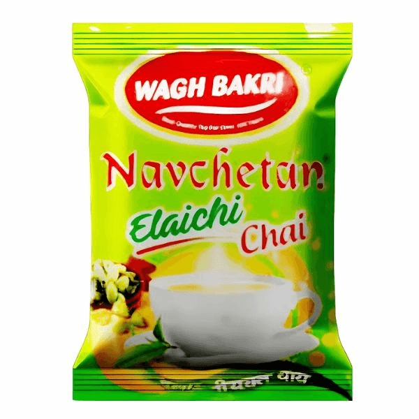 Wagh Bakri Navchetan Elaichi Chai 250 Gm - Refreshing Flavor