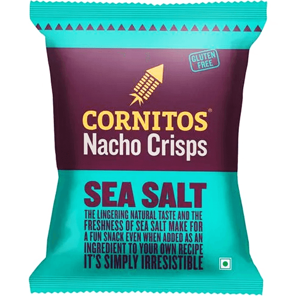 Cornitos Nacho Crisps Sea Salt 150 Gm | Crunchy Snack