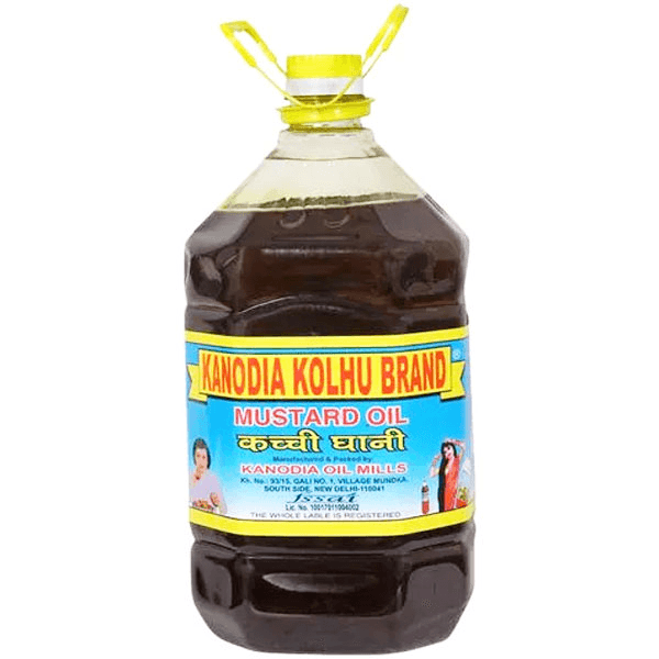 Kanodia Kolhu Brand Mustard Oil 5 Ltr