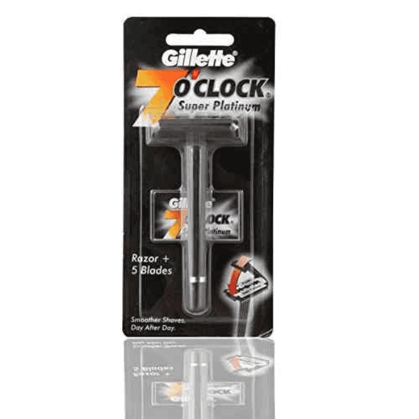 Gillette 7 O'Clock Super Platinum Razor & Blades | Ultimate Shave