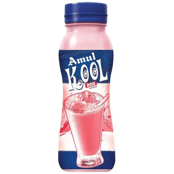 Amul Kool Rose Flavoured Milk 180 Ml | Refreshing Taste