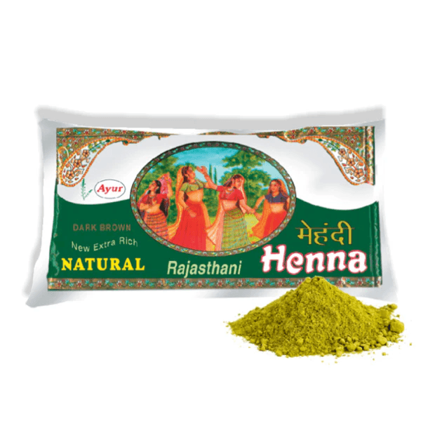 Ayur Dark Brown Rajasthani Henna Mehndi 150 Gm