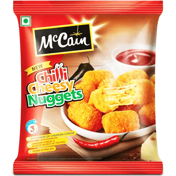 Mccain Chilli Cheesy Nuggets 400 Gm