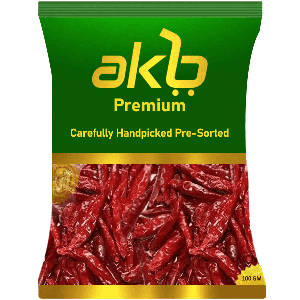 Good Quality Lal Mirch Sabut 100g (Premium Quality)– Whole Red Chilies