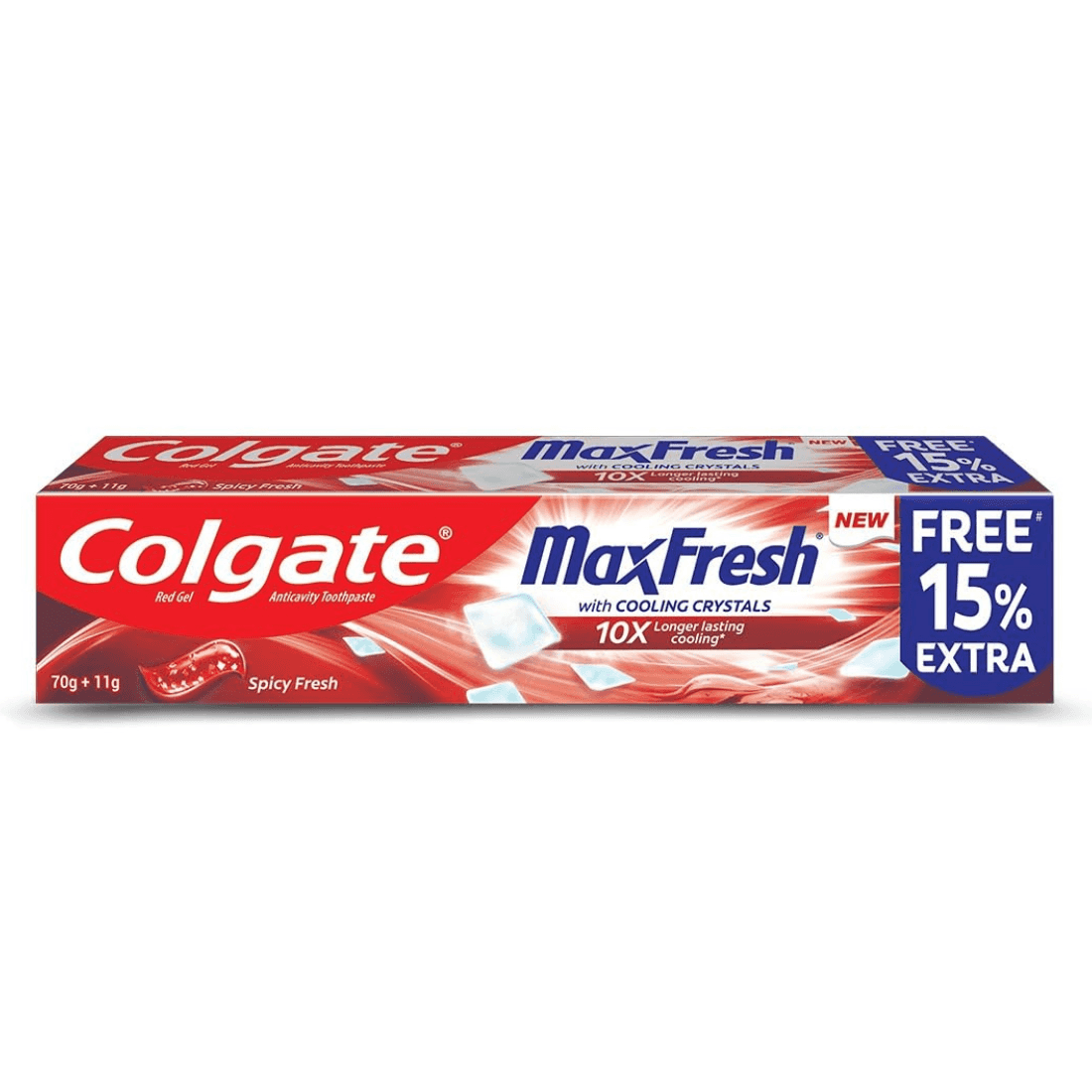Colgate Max Fresh Spicy Fresh Red Gel Toothpaste - 81 Gm
