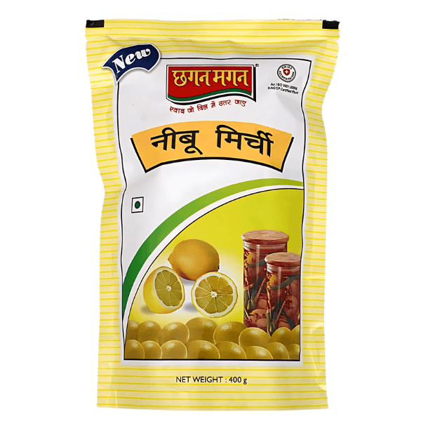 Chhagan Magan Nimbu Mirchi Aachar 400 GM – Perfect For Meals