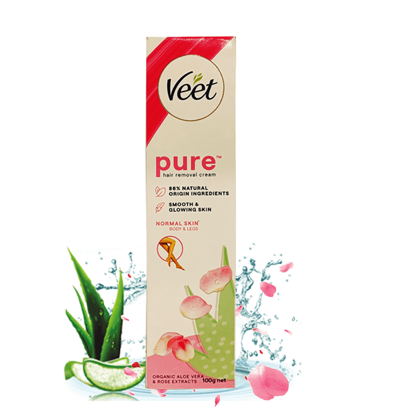 Veet Pure Normal Skin Hair Removal Cream - Smooth & Easy