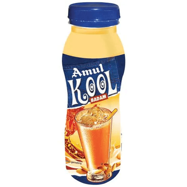Amul Kool Badam Flavoured Milk - Delicious & Nutritious