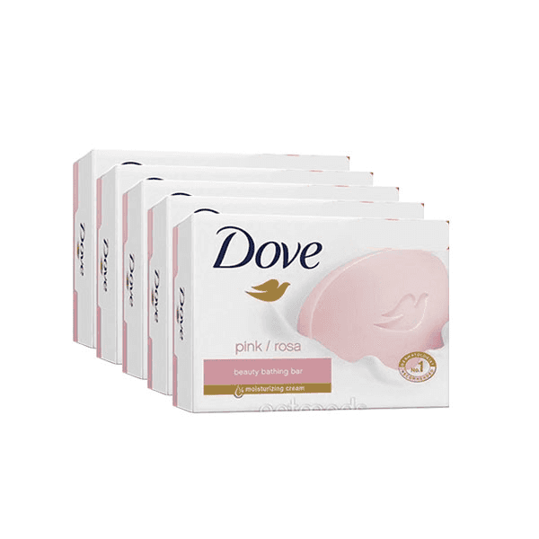 Dove Pink Beauty Bathing Bar/Soap Set 5*125 Gm