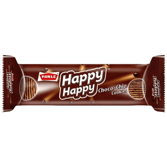 Parle Happy Happy Choco-Chip Cookies 120 Gm